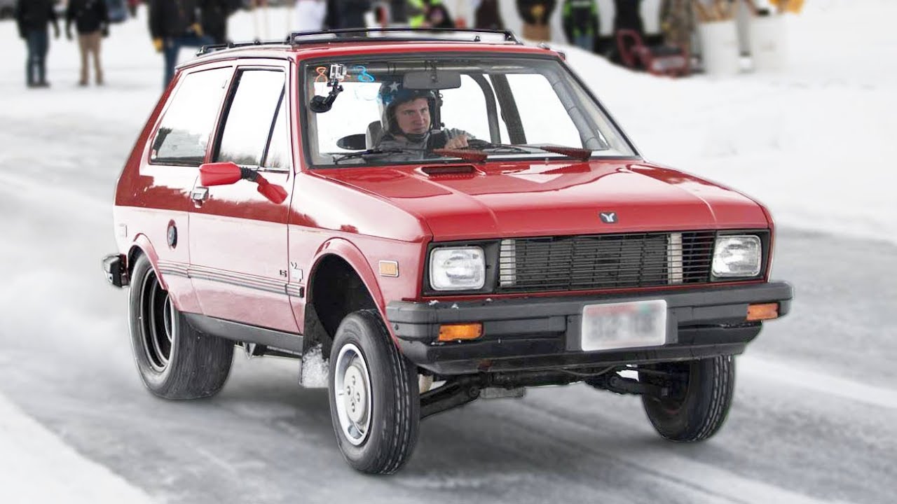 VIDEO: Yugo s V8 motorom u utrci na ledu je nešto najbolje što ćete ...
